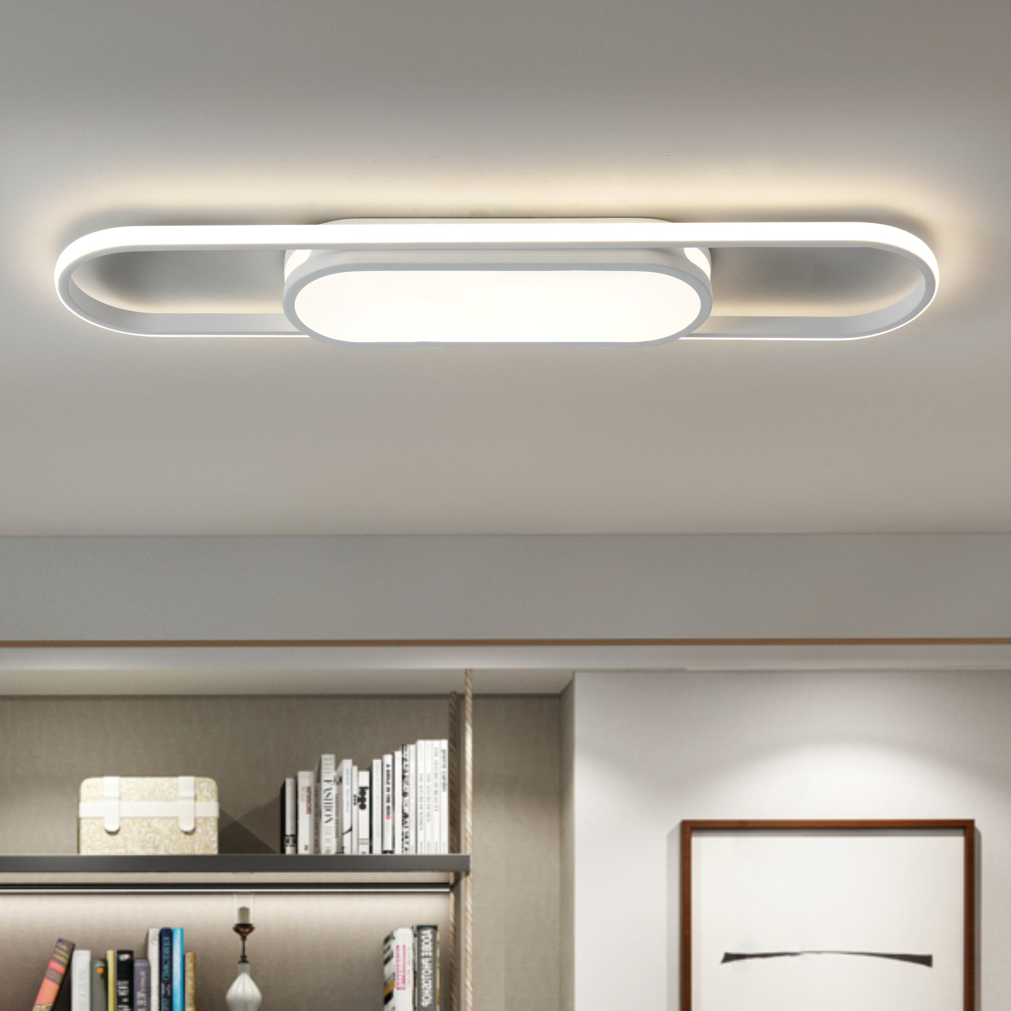 Ivy Bronx Muscato 1-Light 70cm LED Flush Mount & Reviews | Wayfair.co.uk