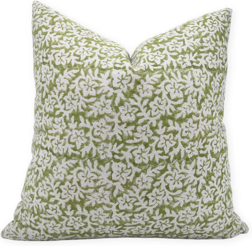 Fabdivine Floral Linen Indoor/Outdoor Pillow Cover | Wayfair