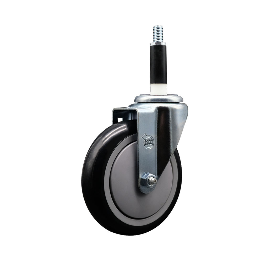 Service Caster Poly Wheel Swivel 7/8 Inch Expanding Stem Caster SCC ...