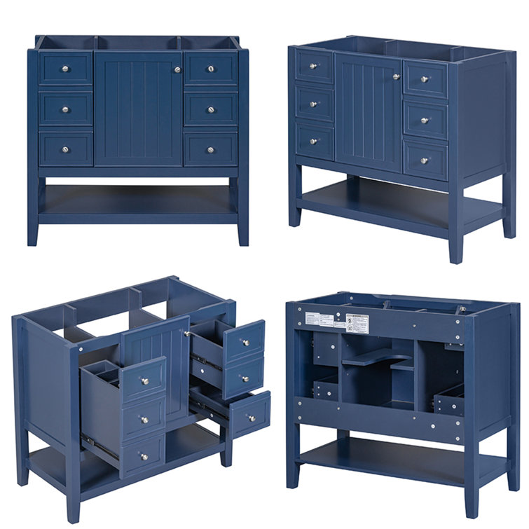 TONWIN Bathroom Vanity Without Sink, Cabinet Base Only - Wayfair Canada