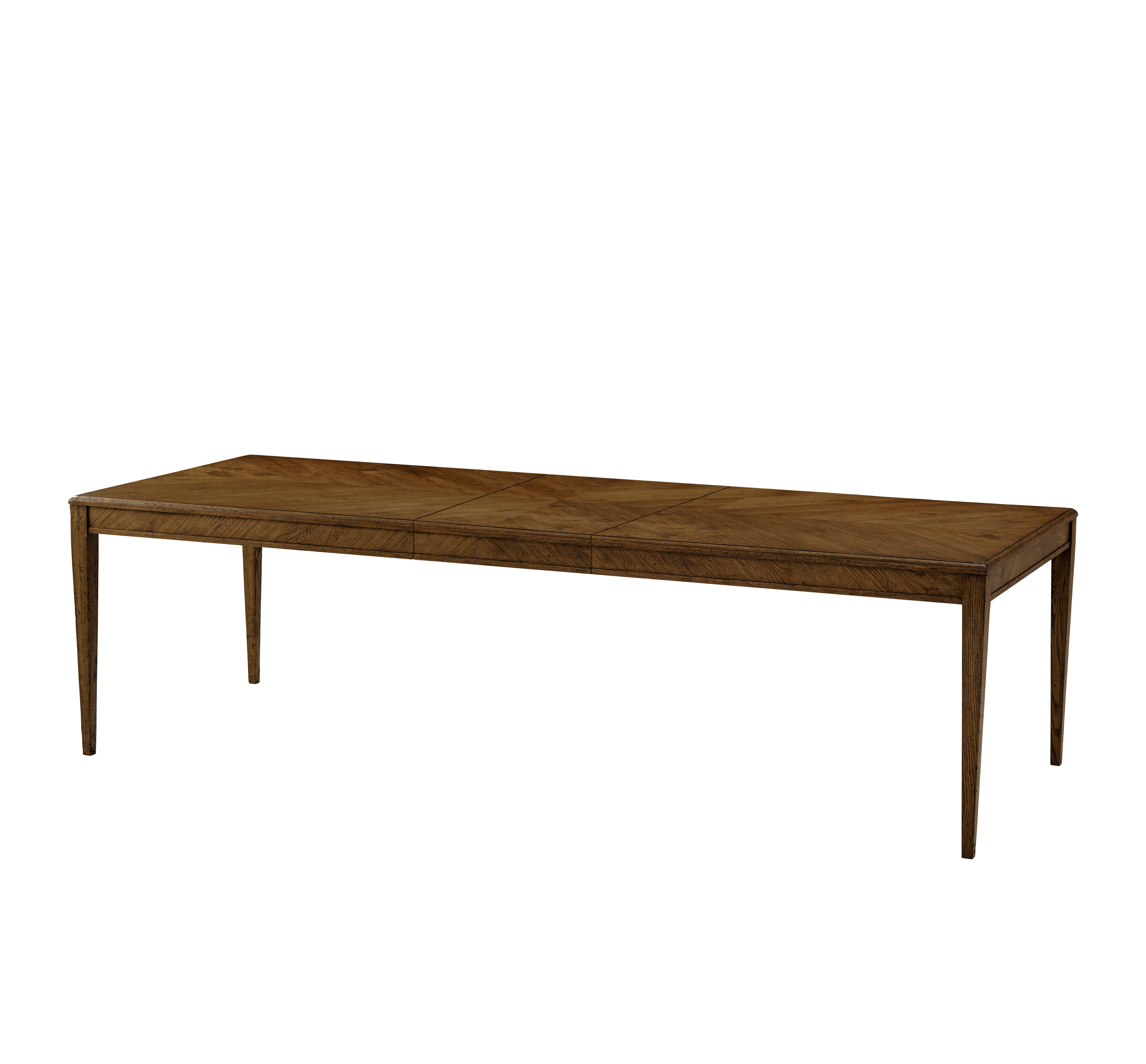 Theodore Alexander NOVA Extendable Solid Oak Dining Table & Reviews ...