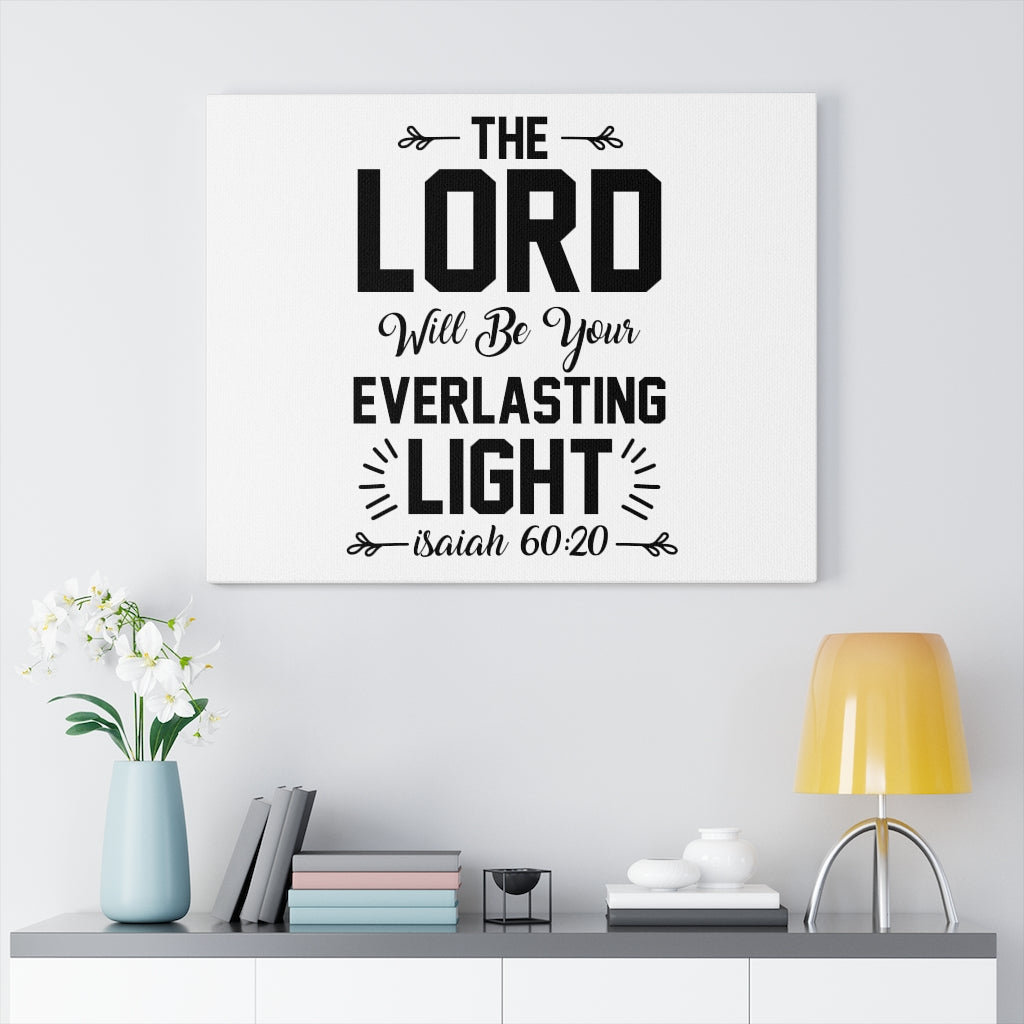 Trinx Everlasting Light Isaiah 60:20 Christian Wall Art Bible Verse ...