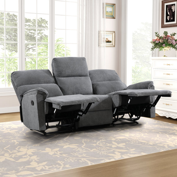 Latitude Run® Niven 2-Piece Chenille Upholstered Reclining Set With 2 ...