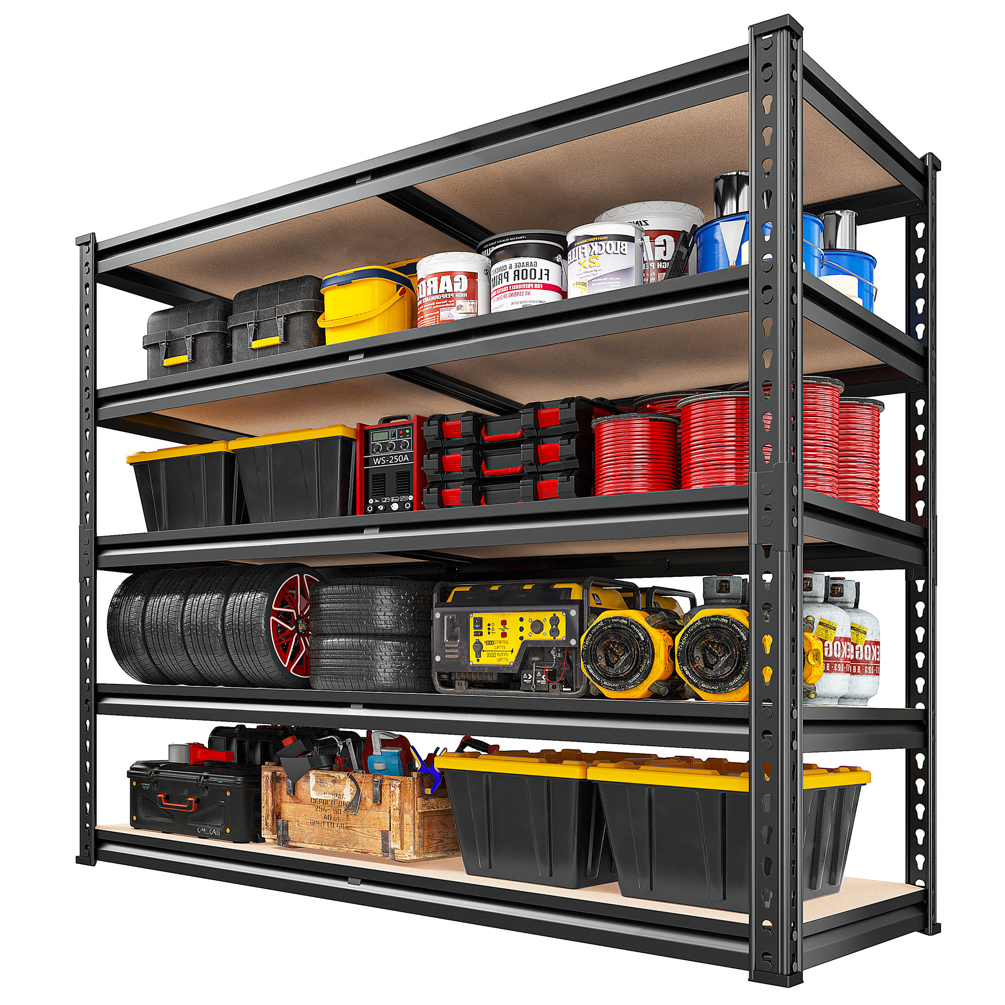 WFX Utility™ 20"D X 40"W Shelving Unit Loads 2000Lbs, Heavy Duty Garage ...