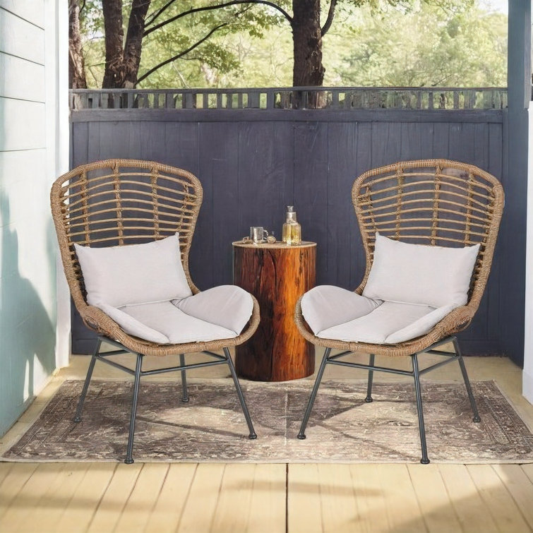 Bay Isle Home Outdoor Rattan Chair | Wayfair