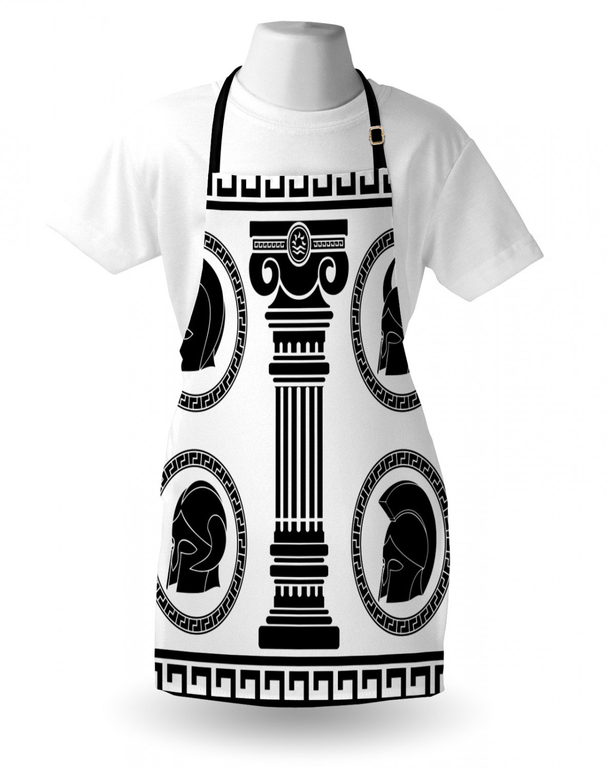 East Urban Home Circular Frames Apron | Wayfair