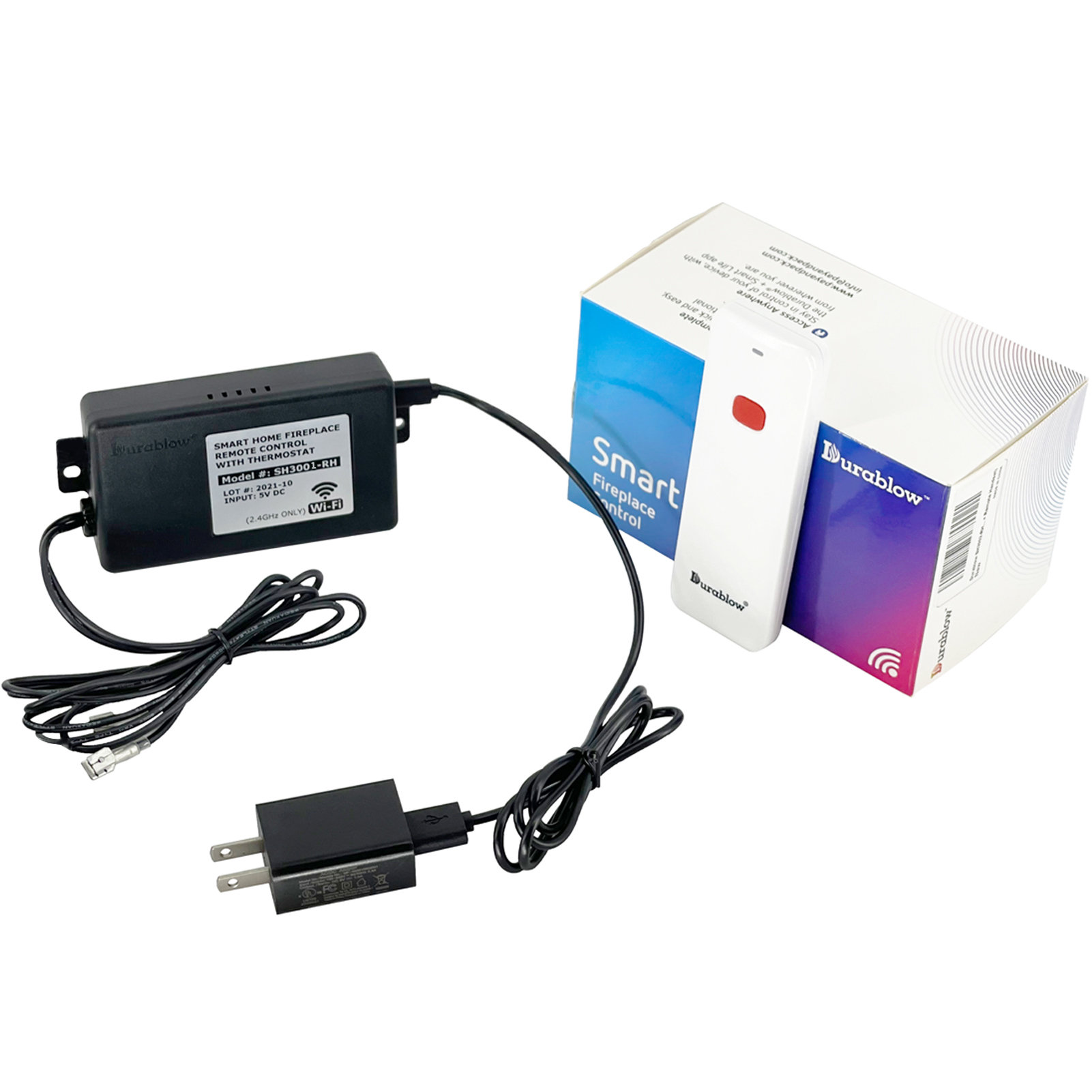 Durablow Gas Fireplace WiFi Smart Home Remote Control (On/Off) | Wayfair