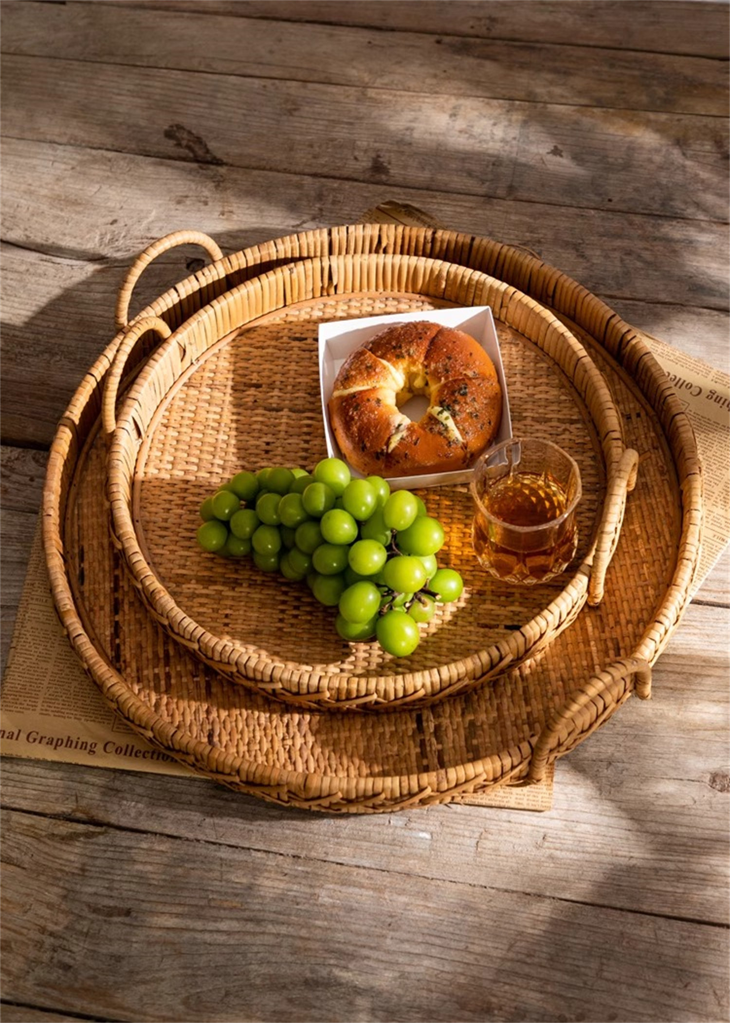Bayou Breeze Candase Wood Tray | Wayfair