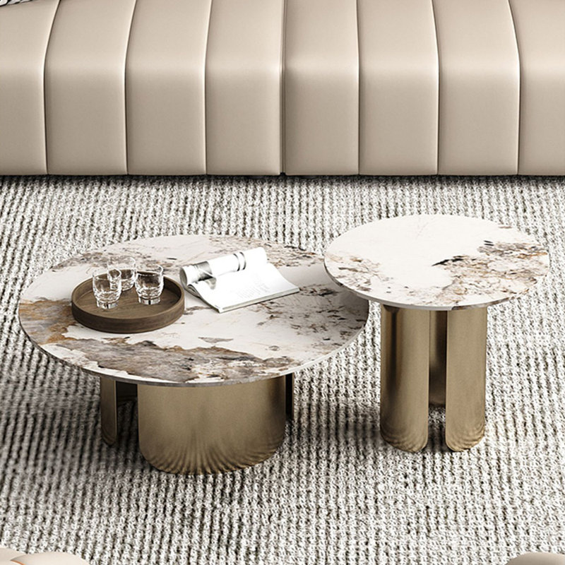 Hokku Designs Lilianne 5 - Piece Faux Leather Living Room Set | Wayfair