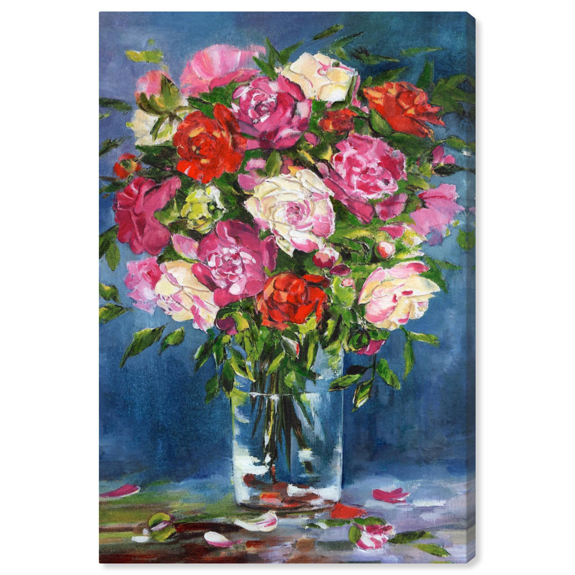 Art Remedy Give me Flowers Canvas Spring Floral Wall Art by Art Remedy ...