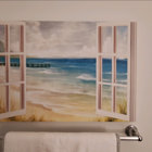 Sand & Stable Open Windows to Beach Paradise' - Wrapped Canvas Print ...