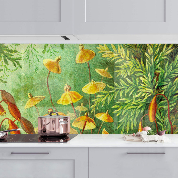 Ebern Designs Coplan 70 x 245cm PVC Tile in Green/Yellow | Wayfair.co.uk