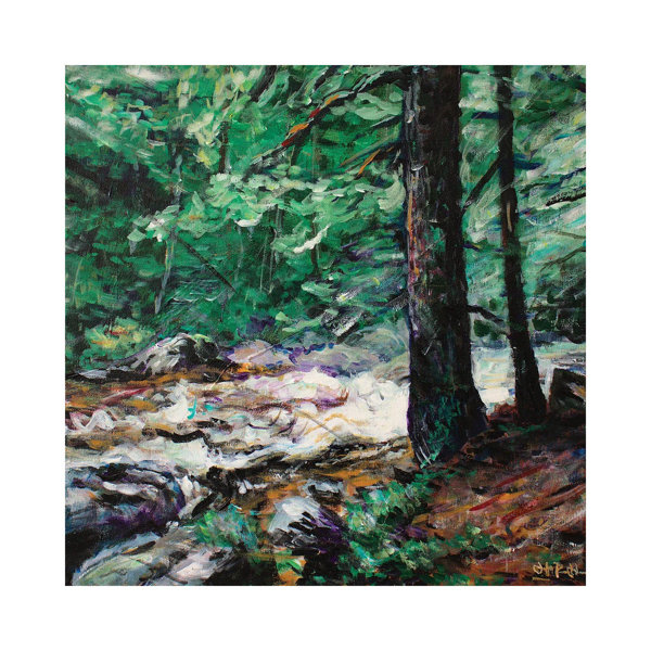 Alpen Home Strength Of Old by Jeff Johnson - Wrapped Canvas Painting ...