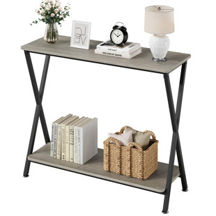 X & Cross Leg Console Tables You'll Love | Wayfair