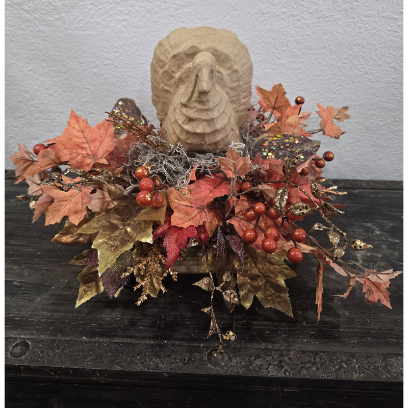 The Holiday Aisle® Turkey Thanksgiving Centerpiece | Wayfair
