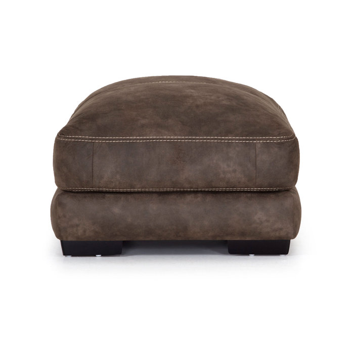 Wade Logan® Casea Upholstered Ottoman & Reviews | Wayfair