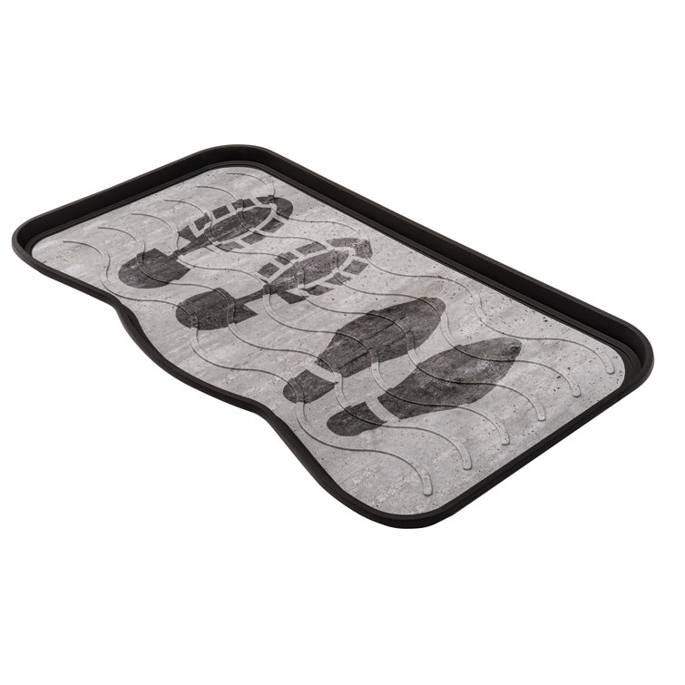 Ebern Designs Footprints Boot Trays | Wayfair.co.uk