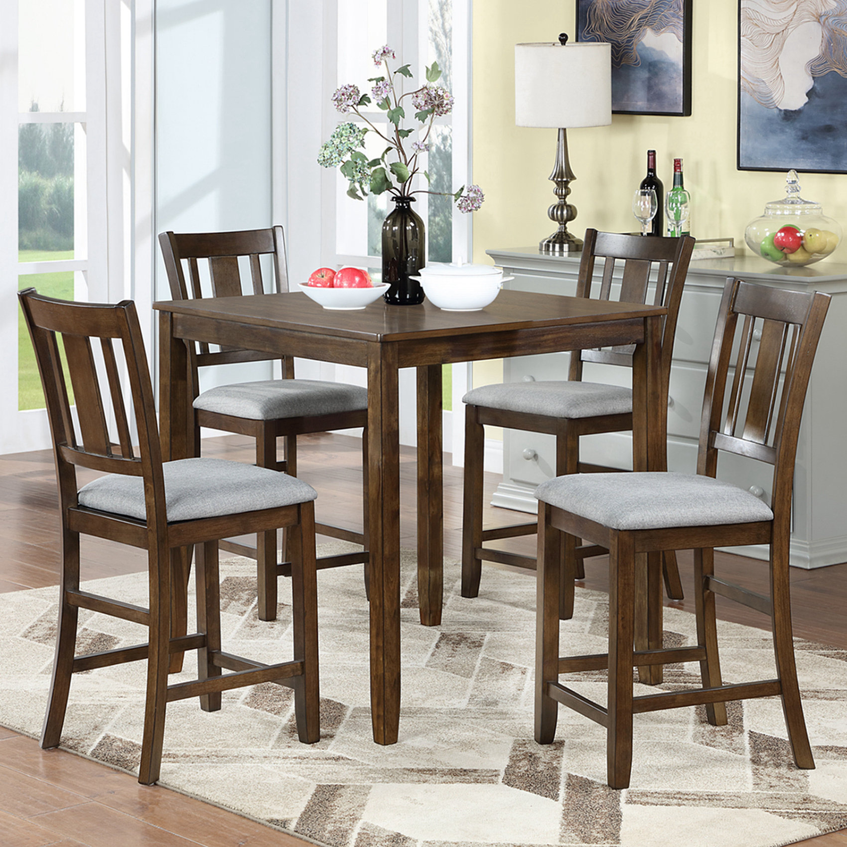 August Grove Dining Table Sets, Kitchen Table For Small Space, 4 Person ...