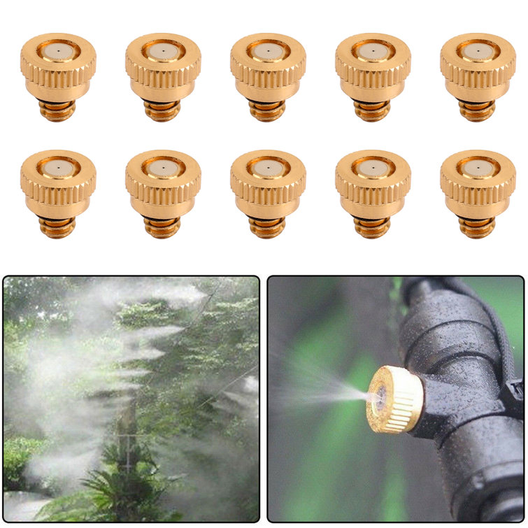 Artudatech Brass Misting Nozzles for Outdoor Cooling System - Wayfair ...