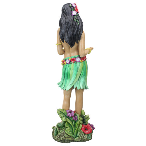 Design Toscano Hawaiian Hula Wahine Serving Table Statue & Reviews ...