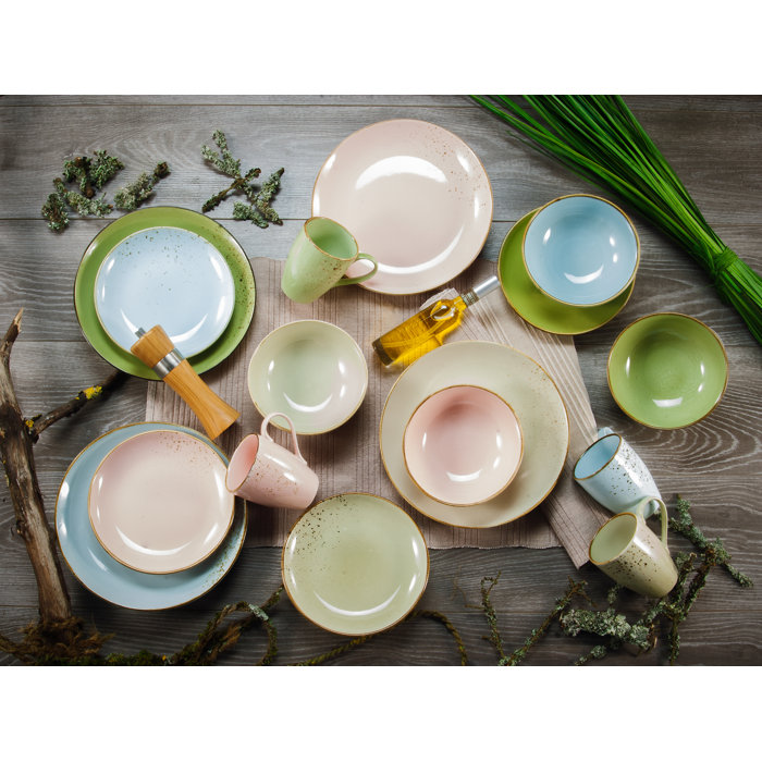 Creatable NATURE COLLECTION 16 Piece Dinnerware Set, Service for 4 ...