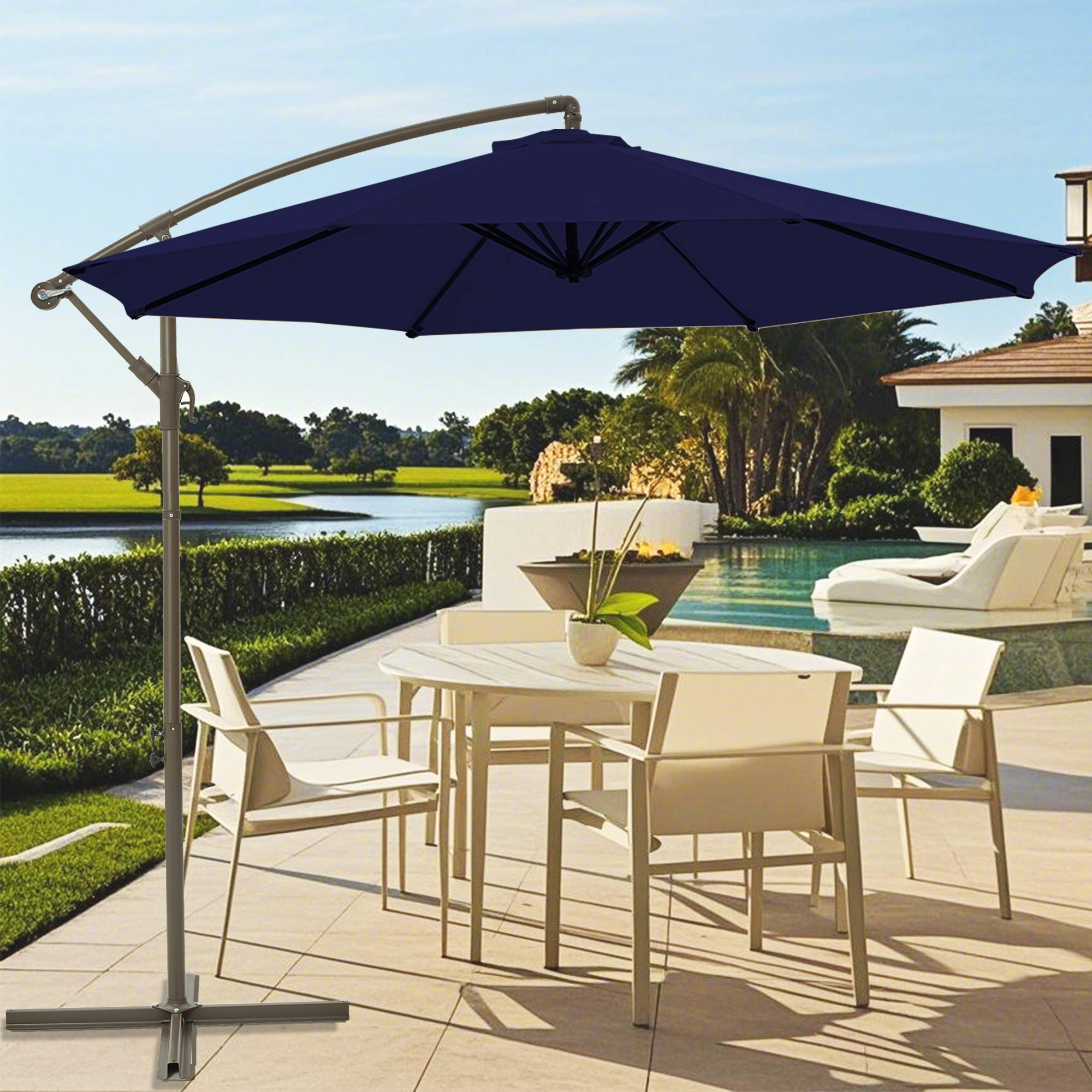 Arlmont & Co. High Quality Outdoor Good Partner Octagonal Cantilever ...