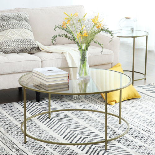 Gold Coffee Tables You'll Love | Wayfair