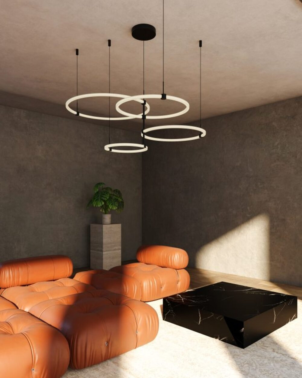Kuzco Lighting Bruni 4 - Light Dimmable LED Geometric Chandelier | Wayfair