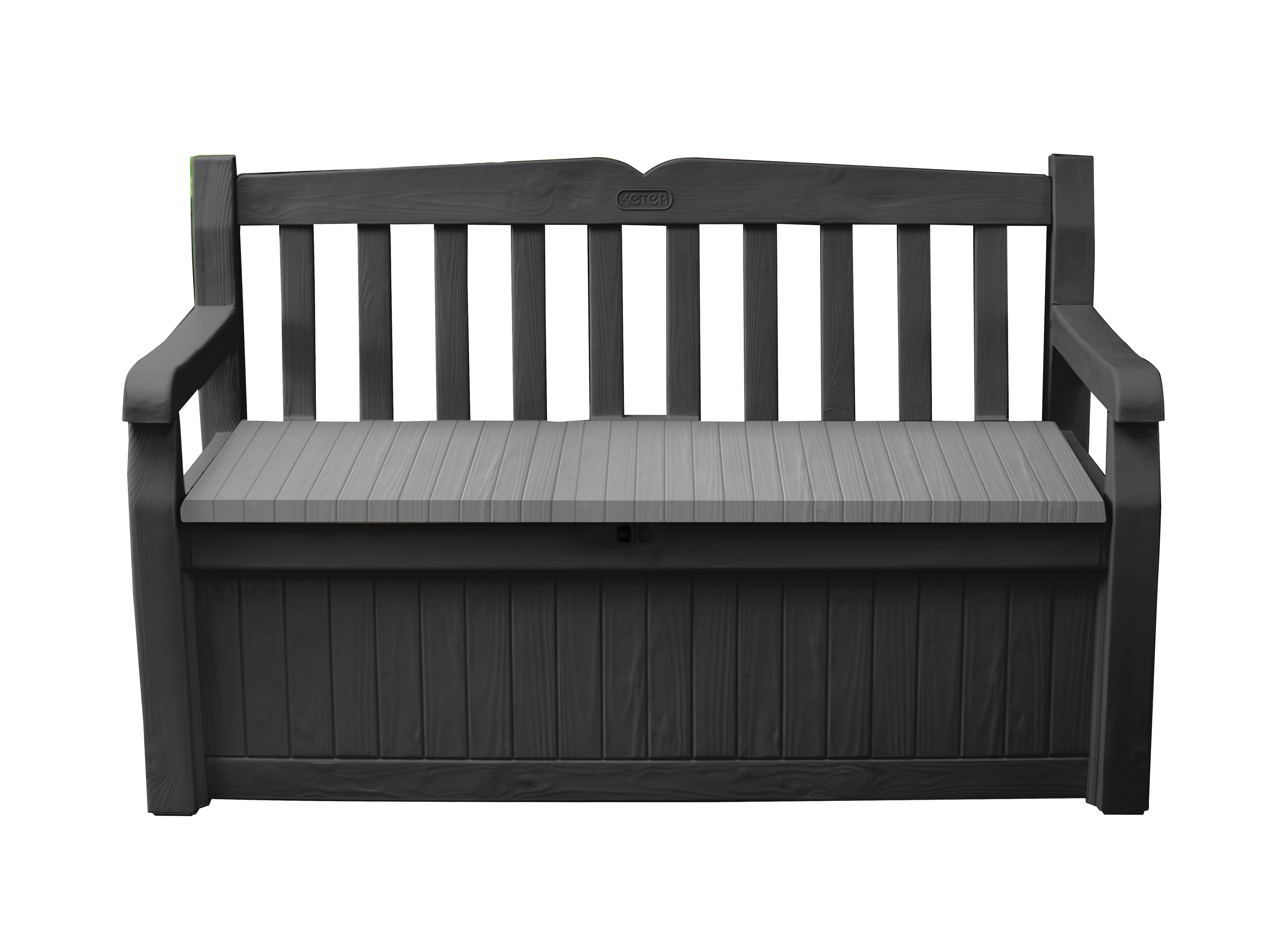 Keter Solana 70 Gallon Durable Resin Outdoor Bench Storage and ...