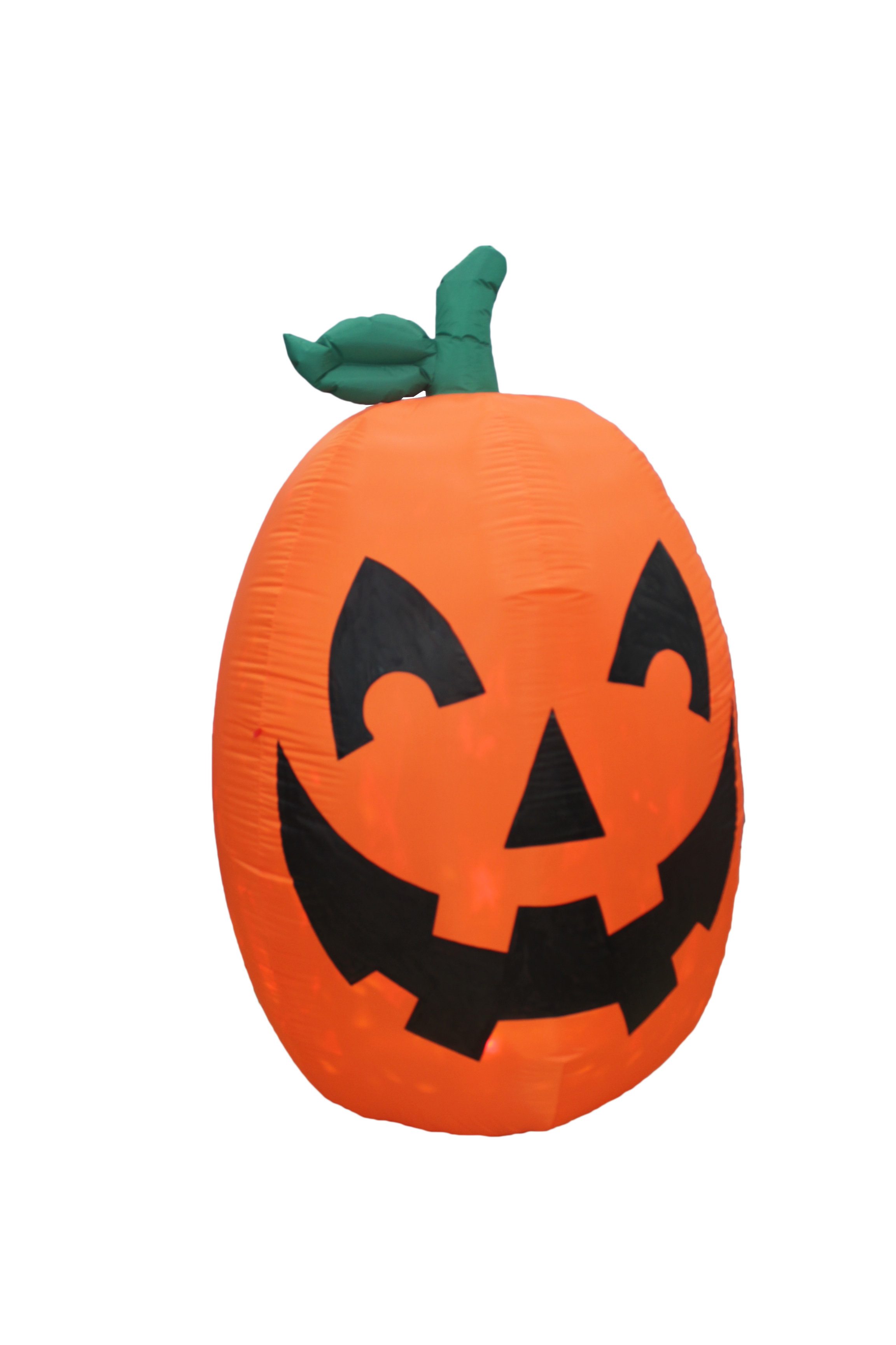 The Holiday Aisle® 6 Foot Tall Lighted Happy Halloween Inflatable ...