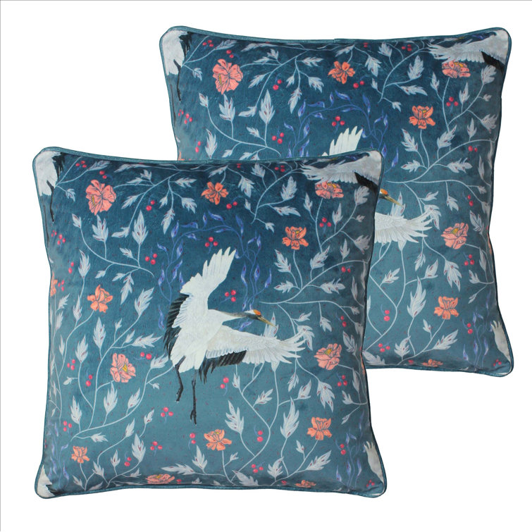 Paoletti Floral Square Throw Cushion | Wayfair.co.uk