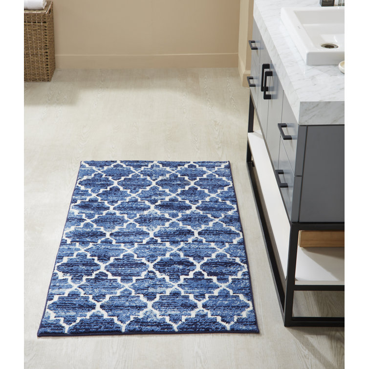 Winston Porter Nolynn Collection 30" X 50" Rectangle In Denim - Wayfair ...