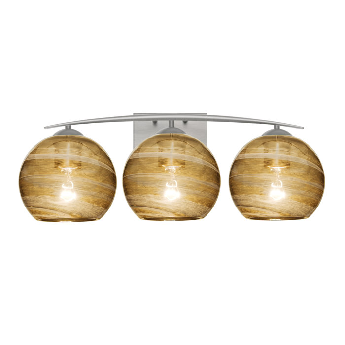 World Menagerie Ivers 3 - Light Dimmable Vanity Light | Wayfair