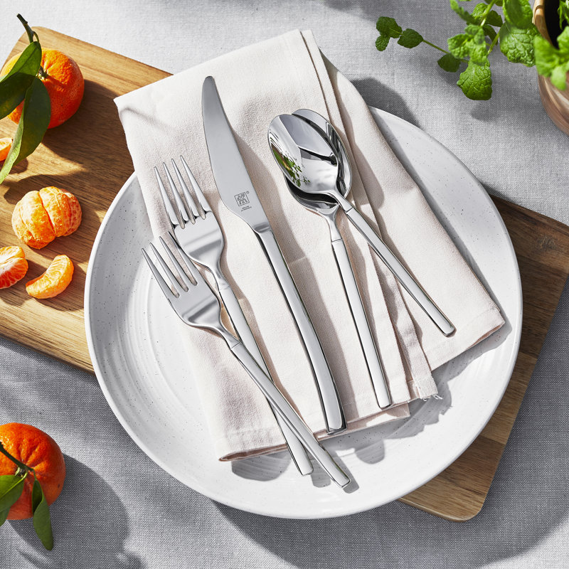 ZWILLING J.A. Henckels Zwilling Opus 20-Piece 18/10 Stainless Steel ...