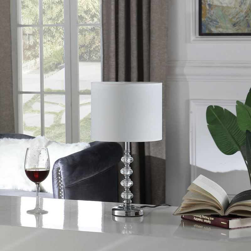 Mercer41 Crystal Cut Orb Table Lamp | Wayfair