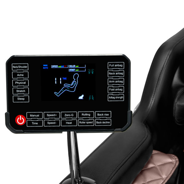 Inbox Zero 8 Point Full Body Zero Gravity Massage Chair With Adjustable ...