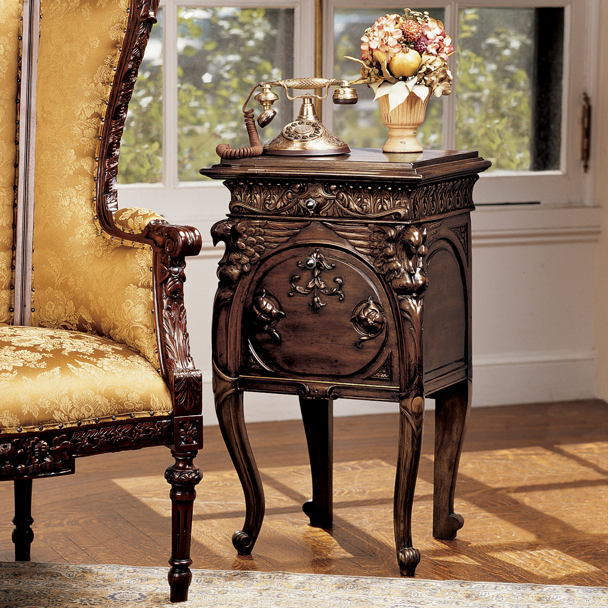 Design Toscano Falconcrest End Table & Reviews | Wayfair