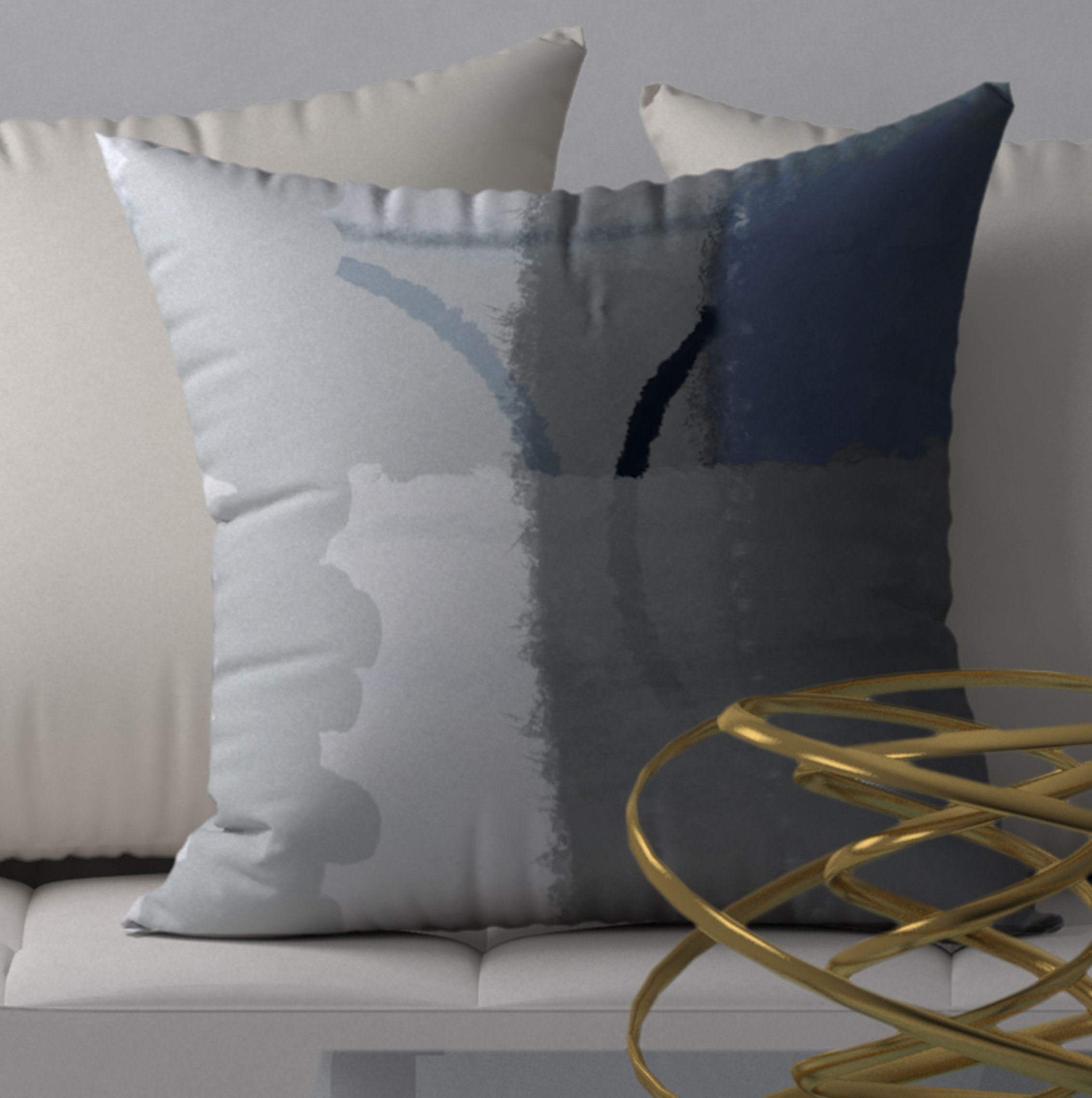 LeRoi Products Famous Refined Decorative Square Pillow Cover & Insert ...