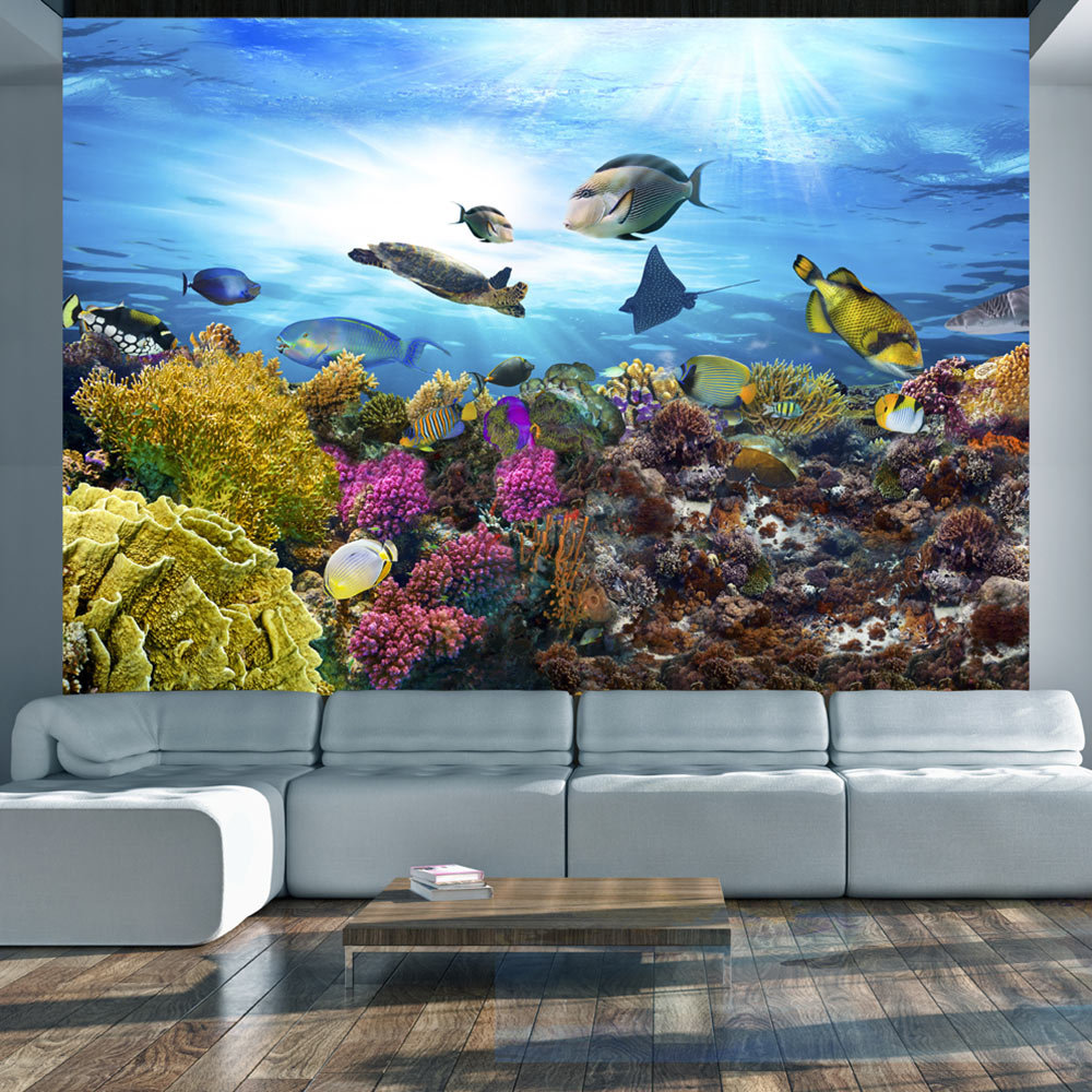 East Urban Home Coral Reef Wall Mural | Wayfair