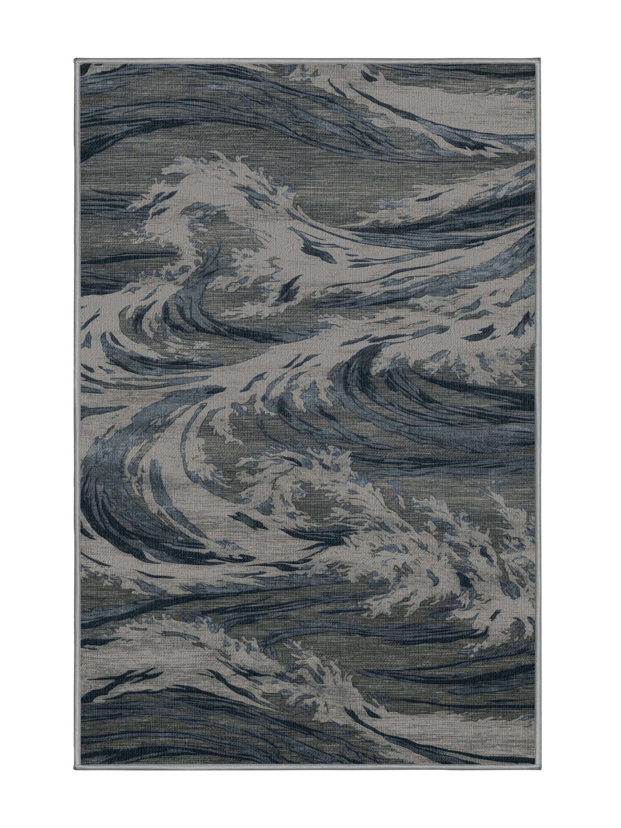 Rosecliff Heights Washable Stormy Seas Coastal Area Rug | Wayfair