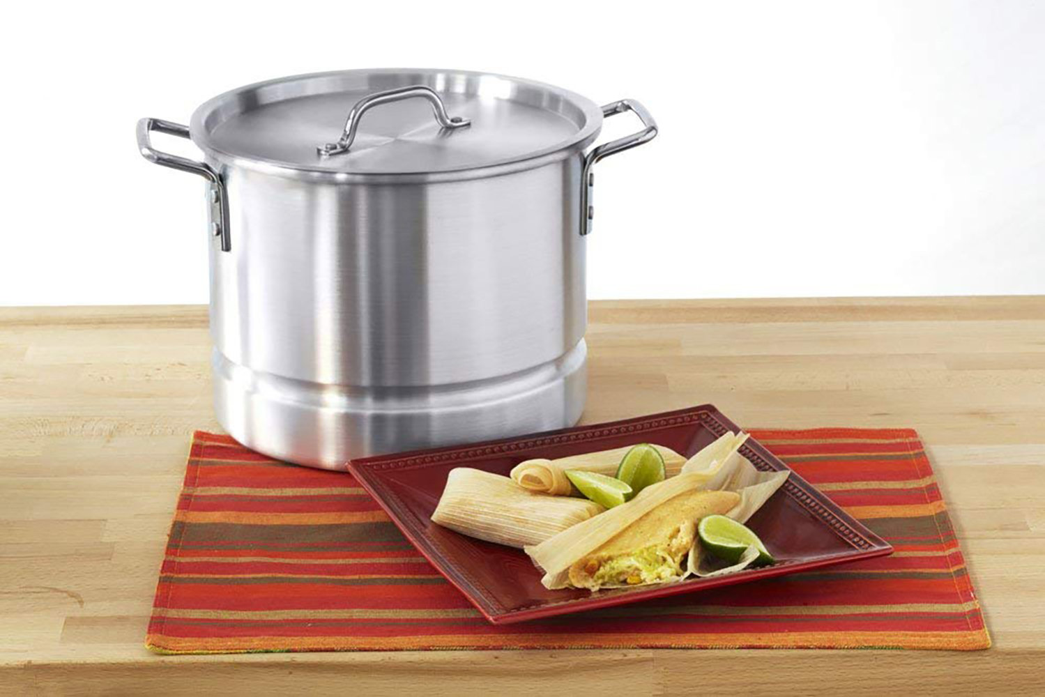 IMUSA 32 qt. Aluminum Stock Pot with Lid & Reviews | Wayfair