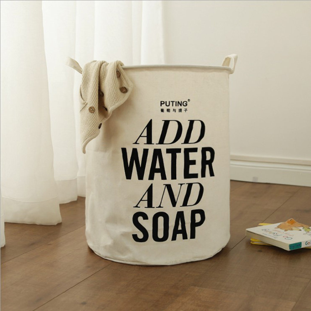 Red Barrel Studio® Canvas Laundry Hamper with Handles | Wayfair