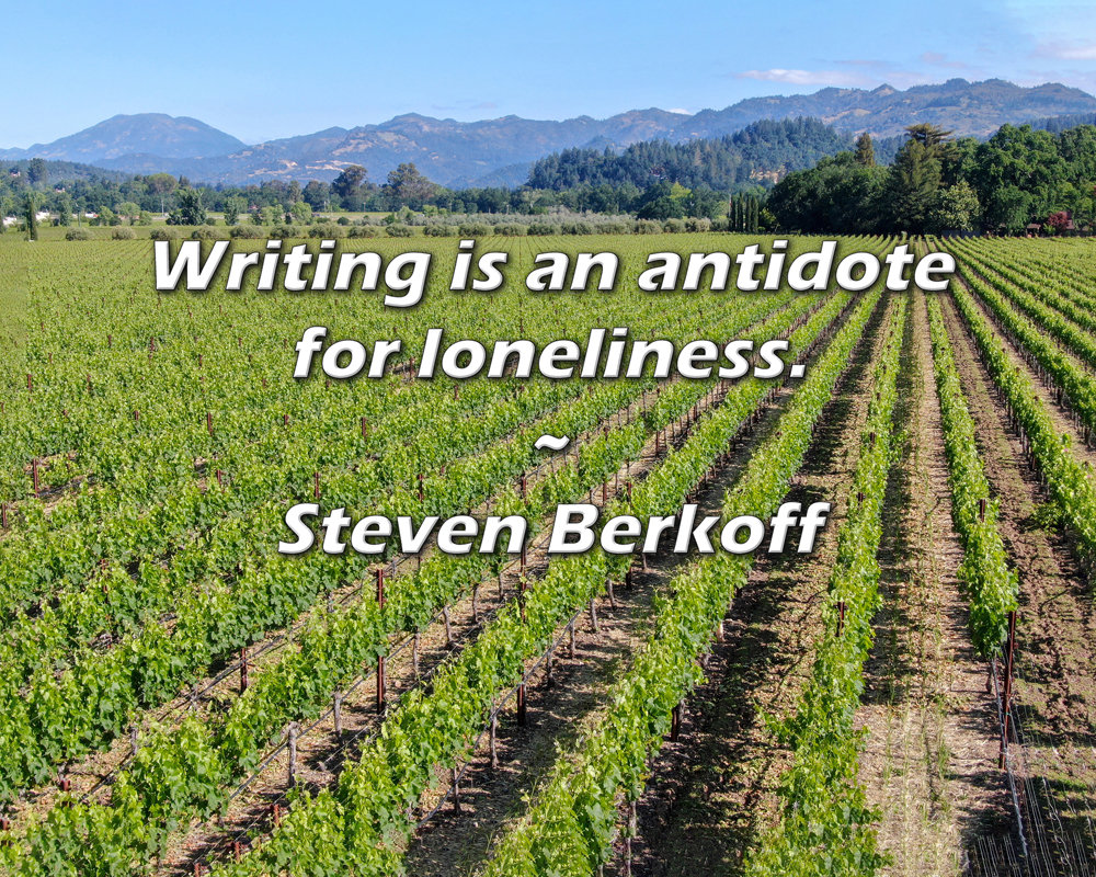Latitude Run® Steven Berkoff Quote: Writing is an antidote for ...