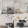 Naomi 12 Pack Acoustic Panels Self-Adhesive, Brick Sound Proofing ...