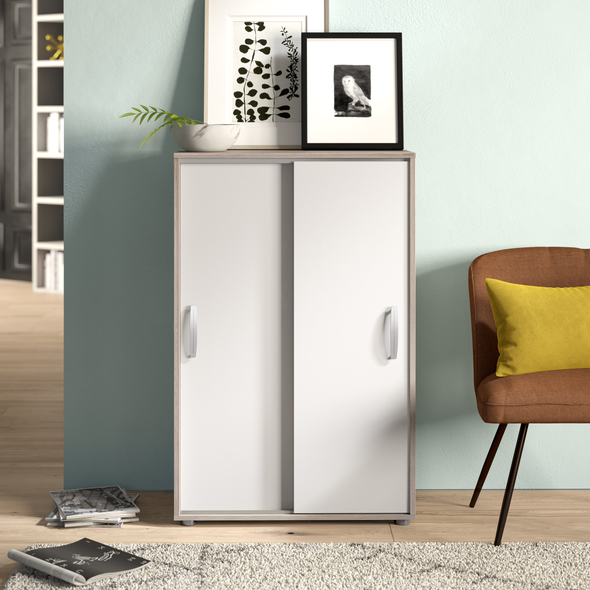 17 Stories Reubens 2 Doors Wardrobe & Reviews | Wayfair.co.uk