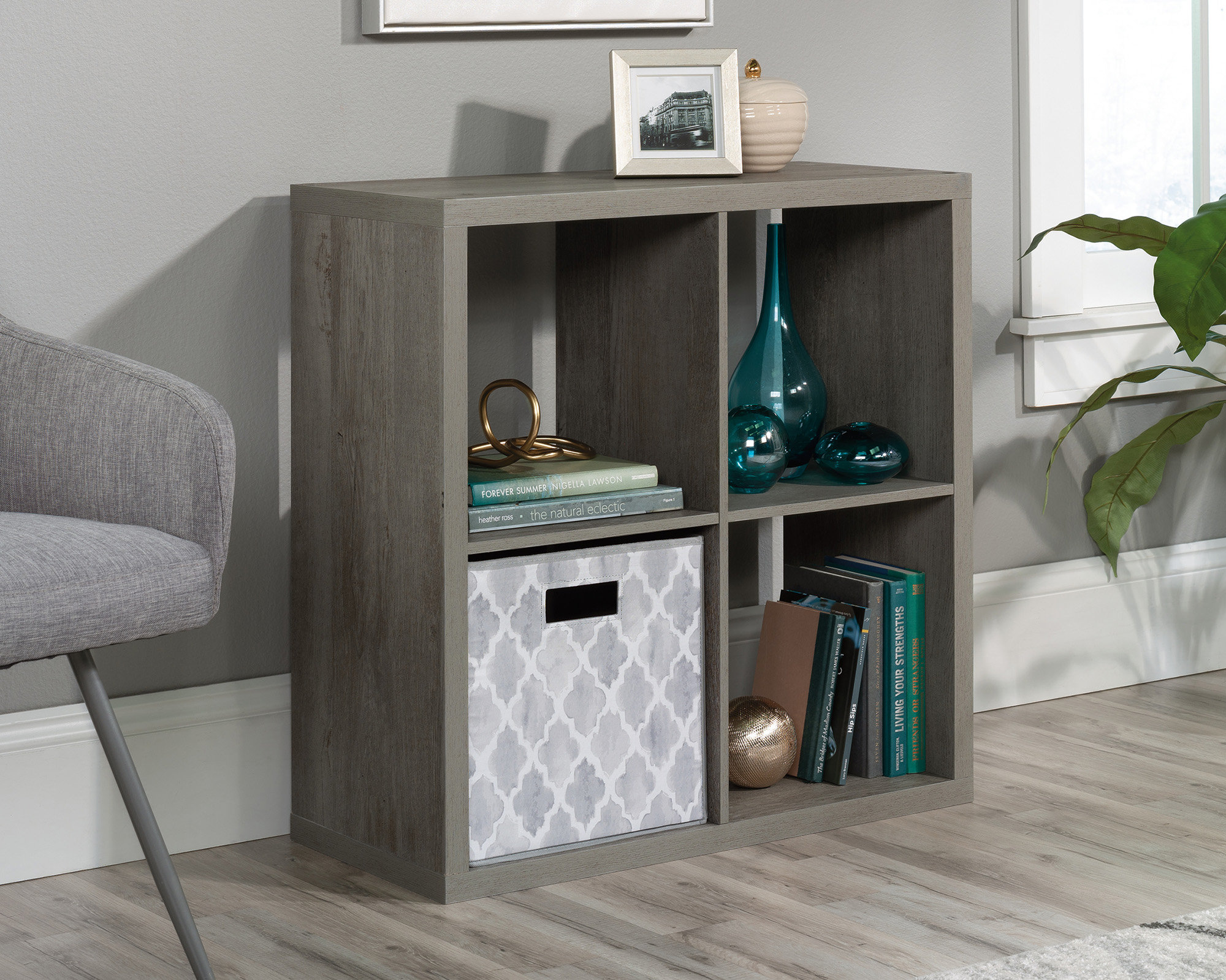 Crafters and Weavers 4-Cube Organizer Rural Pine | Wayfair