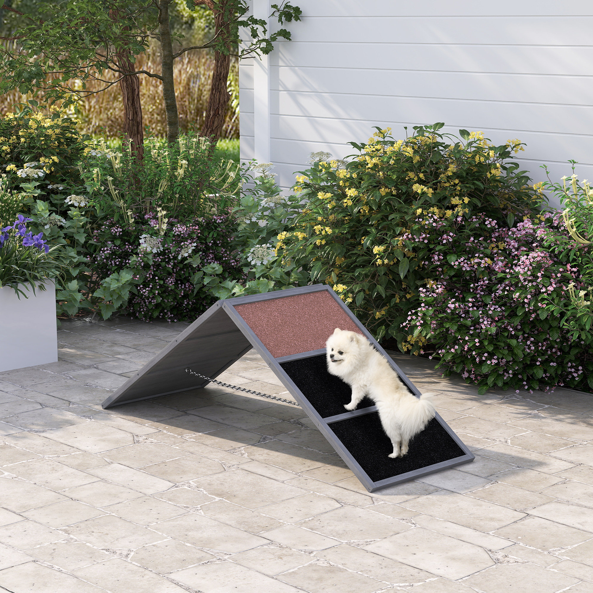 Pawhut Dog Agility Equipment, Dog Playground Equipment, Agility ...