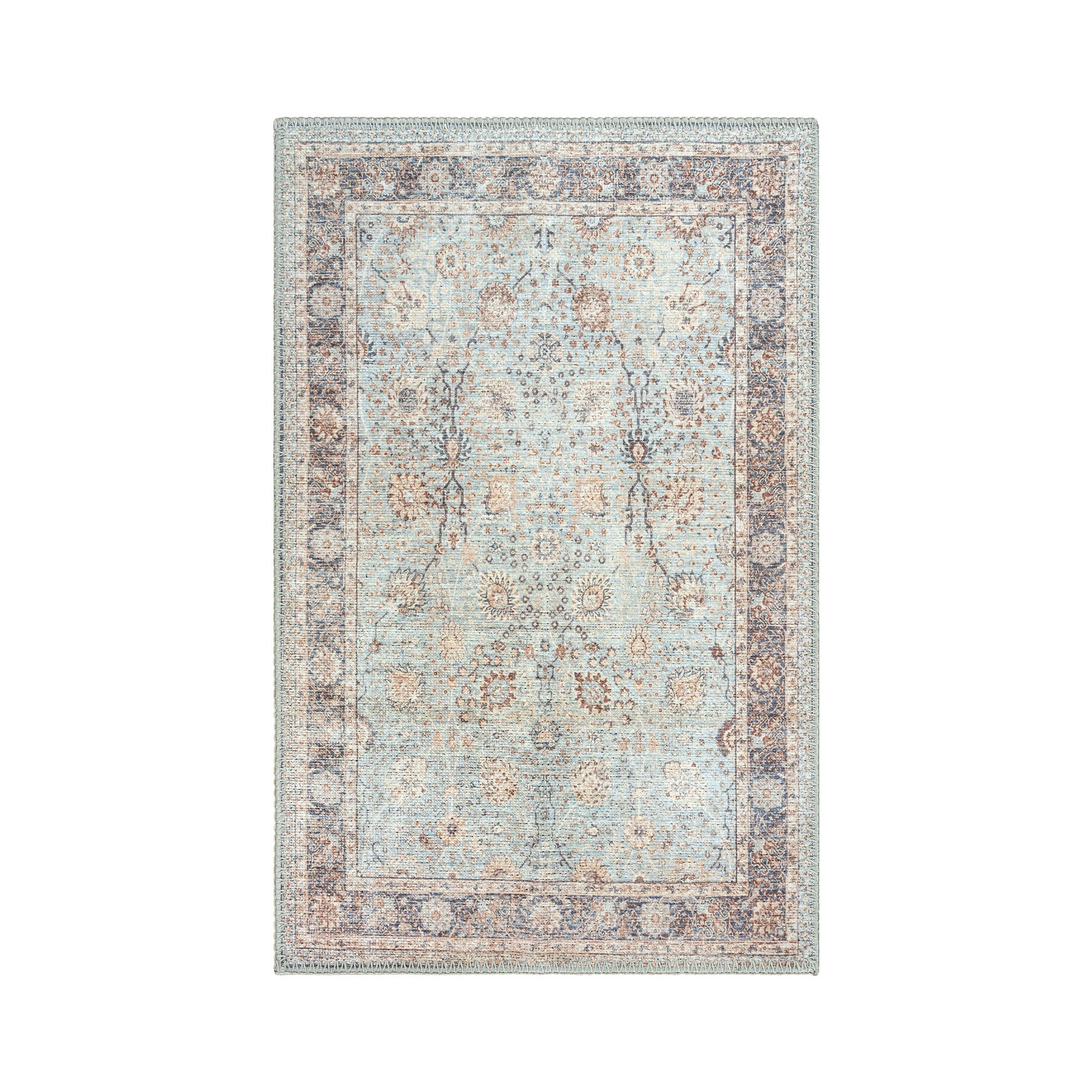 GLN Rugs Traditional Collection - Machine Washable Area Rug ...