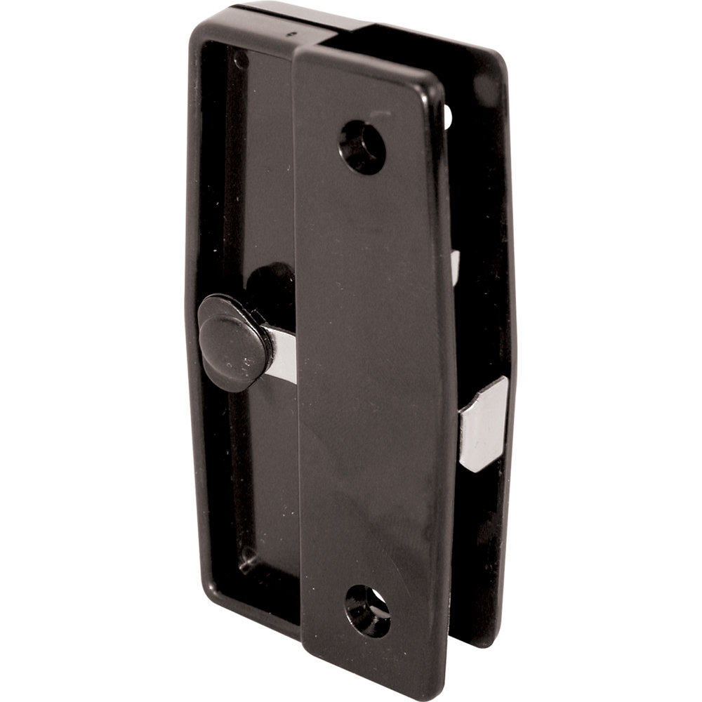 Prime-Line Black Plastic Mortise Style Screen Door Latch and Pull, for ...