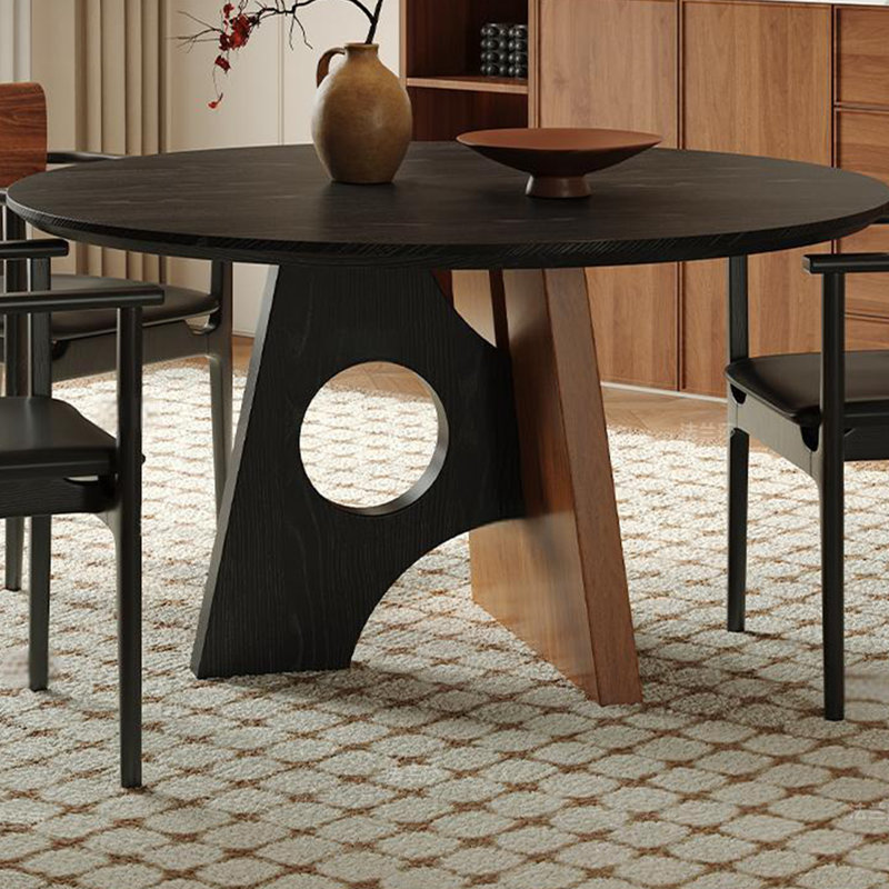 HomeLuxea Creative Design Retro Round Dining Table Set | Wayfair